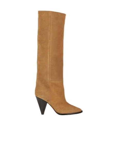 Isabel Marant Étoile Suede Cowboy Boots With Cone Heel