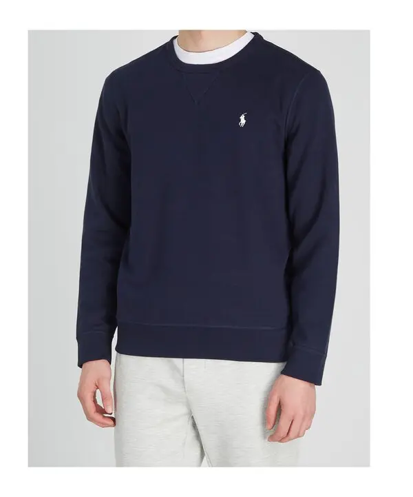 Polo Ralph Lauren Crew Neck Long-sleeved Sweatshirt - Black