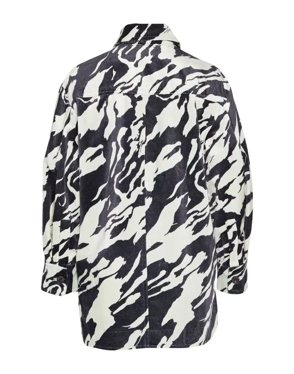 Isabel Marant Étoile Zebra Print Long Sleeve Shirt