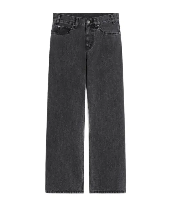 Celine Jolene Jeans In Cotton Denim - Black
