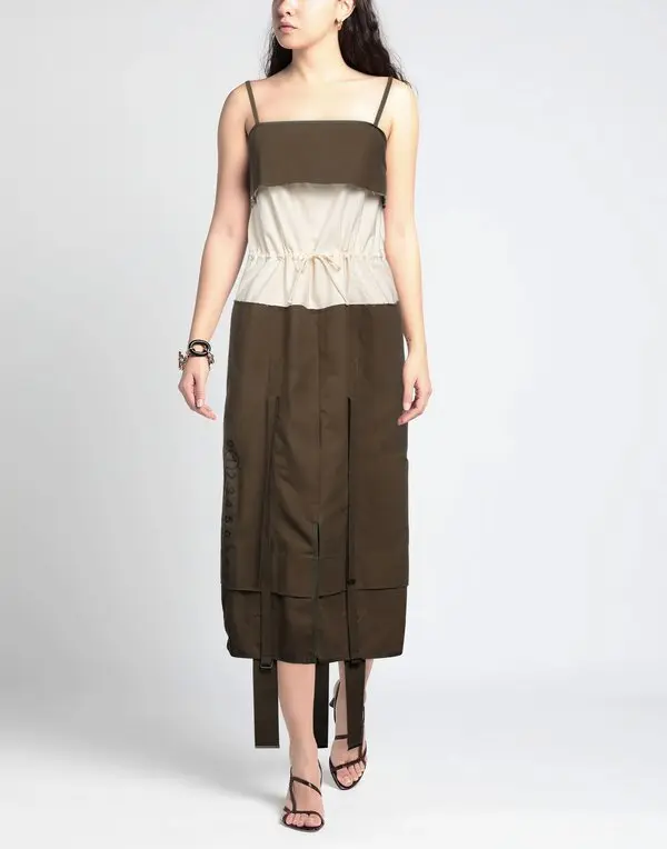 MAISON MARGIELA Sleeveless Flared Midi Dress
