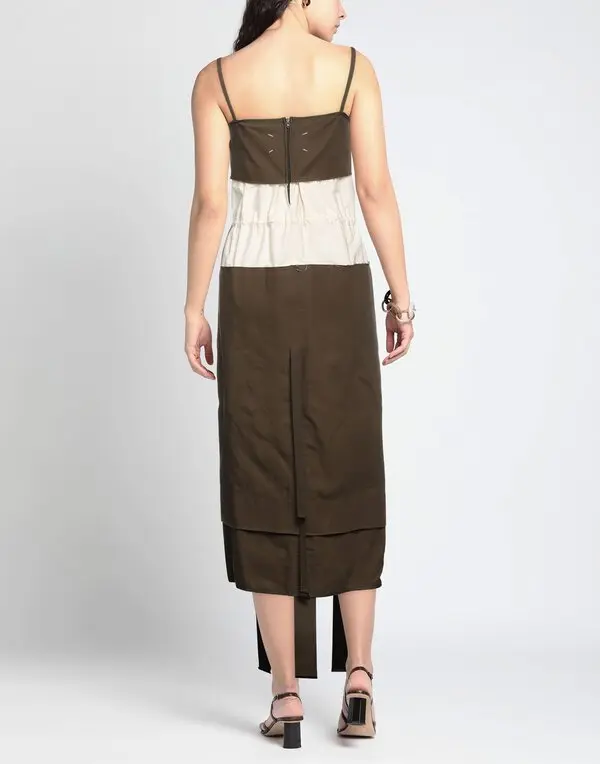 MAISON MARGIELA Sleeveless Flared Midi Dress