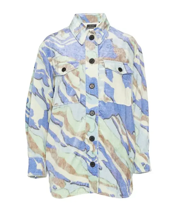 Isabel Marant Étoile Printed Long-sleeved Shirt