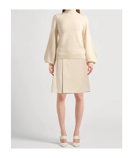 Burberry Midi Wrap Skirt