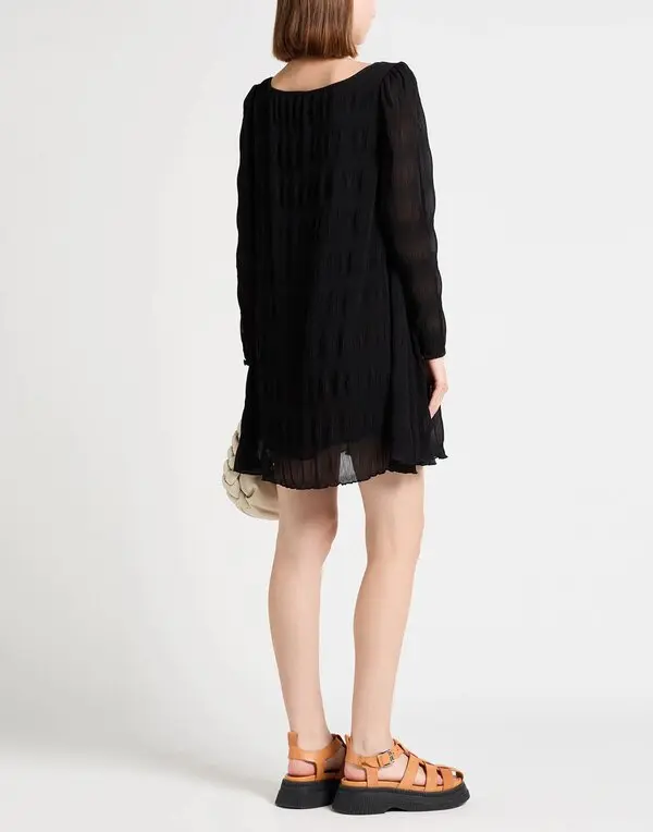 GANNI Long-sleeve Ruched Dress