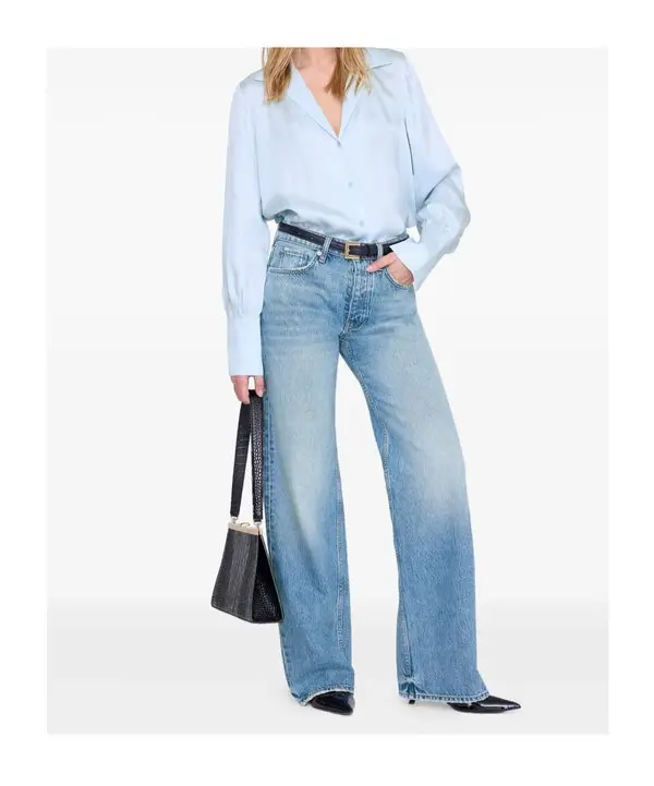 ANINE BING Long Sleeve Button-up Shirt
