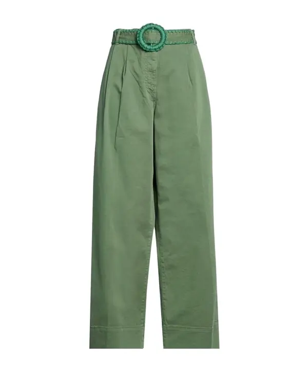 Farm Rio Wide Leg Pants With Belted Waist