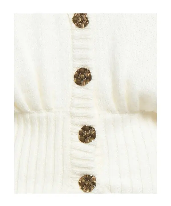 Farm Rio Solid Color Lightweight Knit Sweater