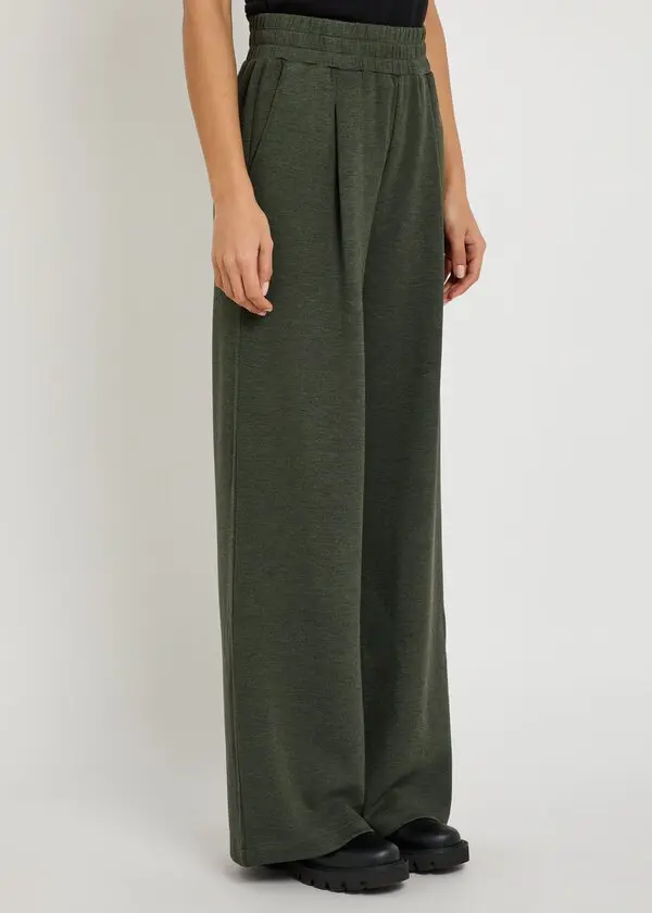 Varley The Extra Wide Leg 32 Stretch-jersey Sweatpants