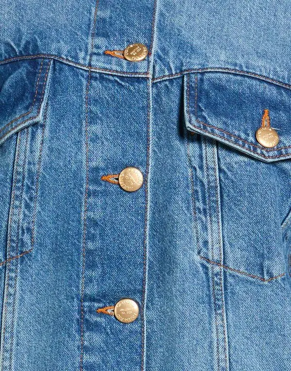Farm Rio Long-sleeved Denim Jacket