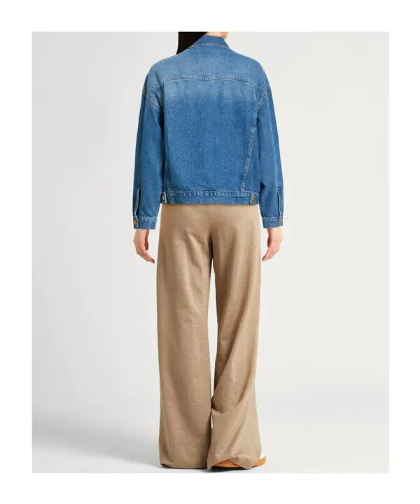Farm Rio Long-sleeved Denim Jacket