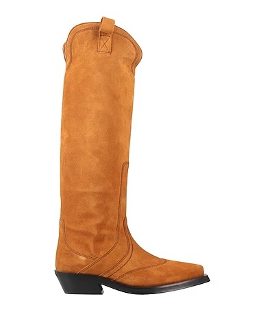 GANNI Suede Cowboy Boots
