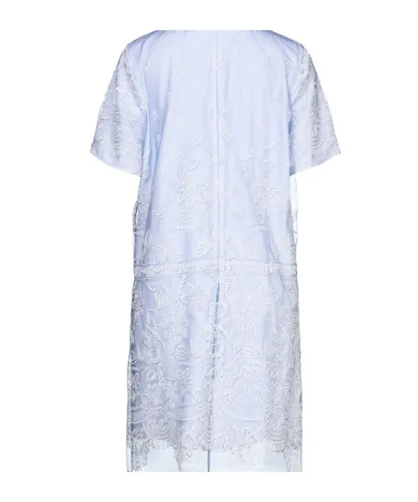Burberry Floral Lace Short-sleeve Dress