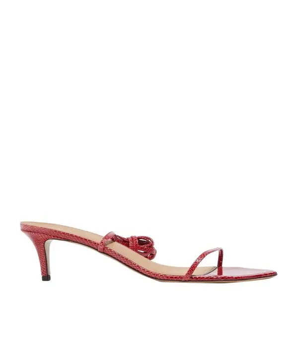 Isabel Marant Étoile Snake Effect Stiletto Sandals