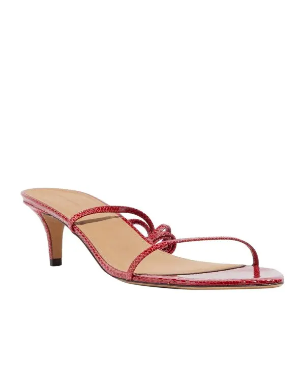 Isabel Marant Étoile Snake Effect Stiletto Sandals