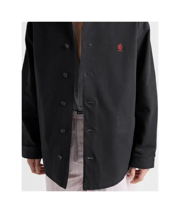 Prada Cotton Jacket With Turn-down Collar