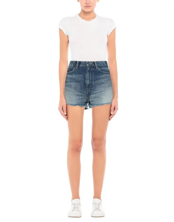 Saint Laurent Denim Shorts