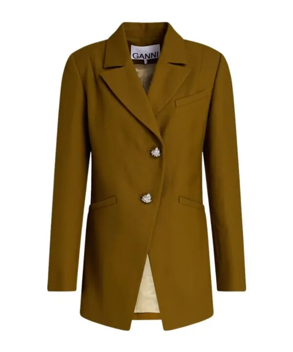 GANNI Single-breasted Blazer