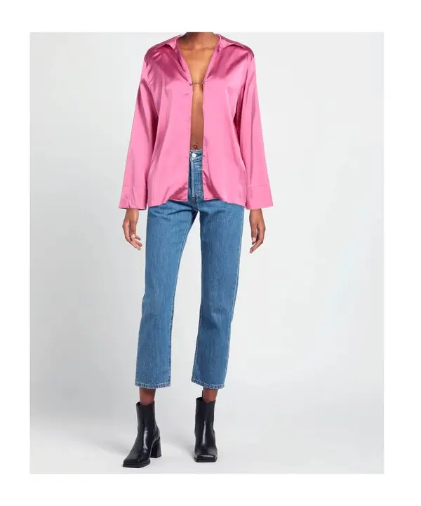 Jacquemus Long-sleeved Shirt - Fuchsia