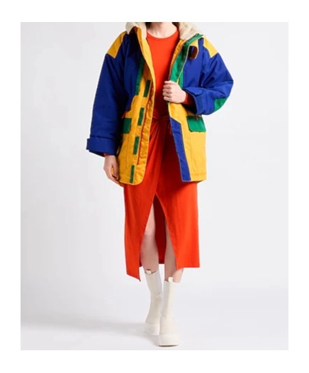 Isabel Marant Étoile Multicolor Hooded Parka