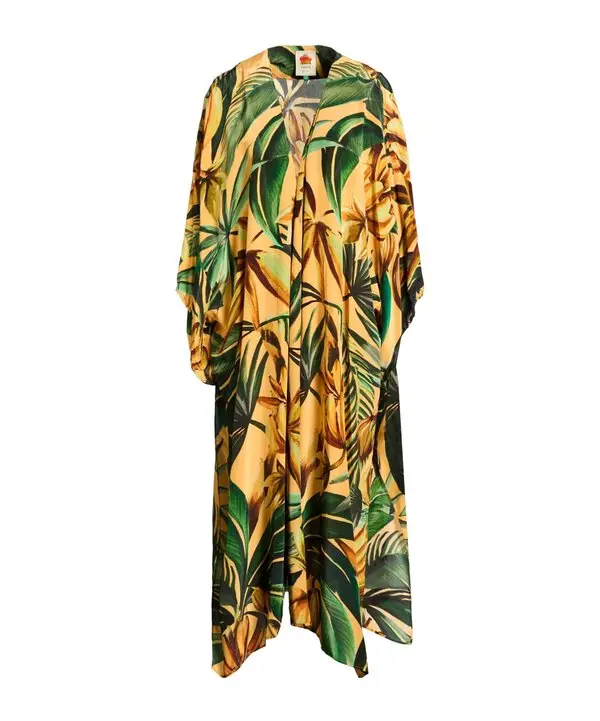 Farm Rio Long Patterned V-neck Jacket