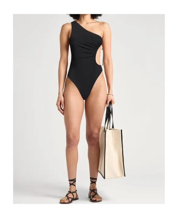 Saint Laurent One-shoulder One-piece Swimsuit