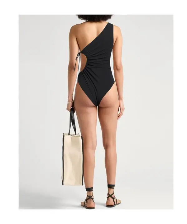 Saint Laurent One-shoulder One-piece Swimsuit