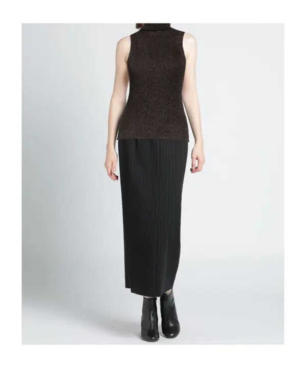 GANNI High-neck Knit Top
