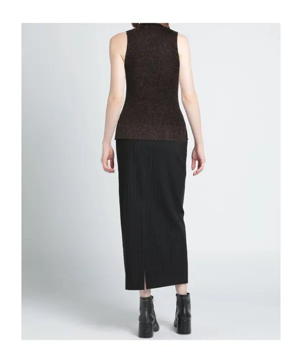 GANNI High-neck Knit Top