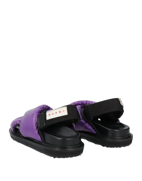 Marni Two-tone Shell Strappy Sandals