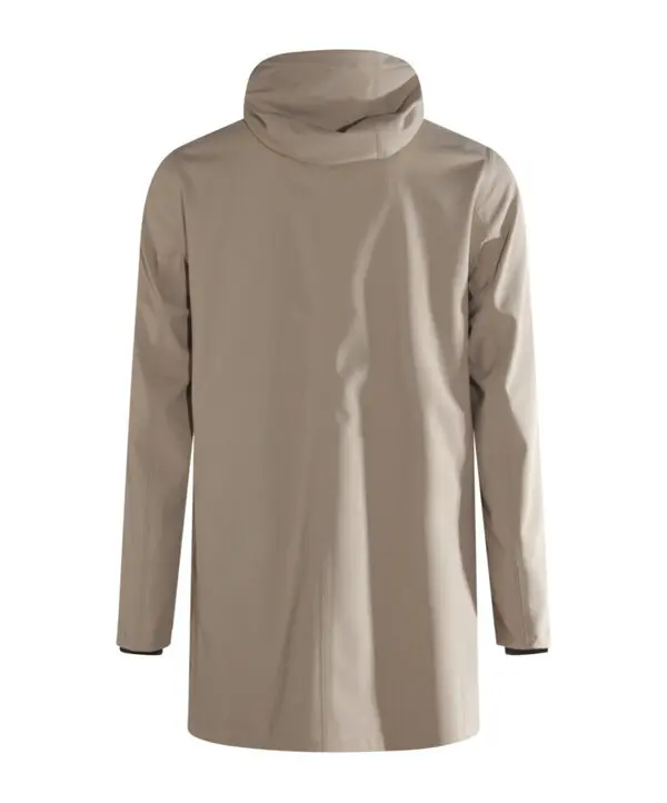 K-WAY Hooded Logo Detail Coat