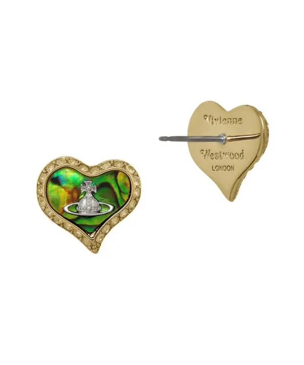 VIVIENNE WESTWOOD Heart-shaped Stud Earrings