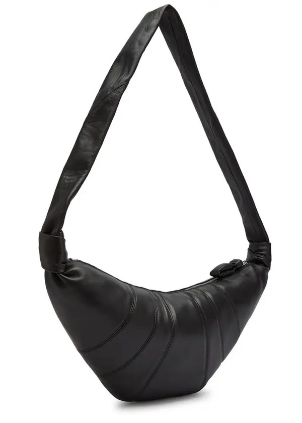 LEMAIRE Croissant Medium Grained Leather Shoulder Bag