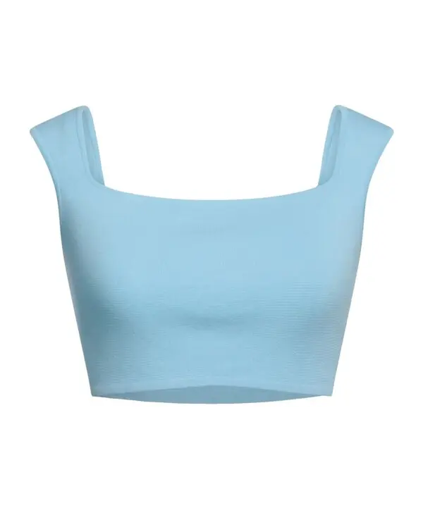 Sportmax Sleeveless Square Neck Cropped Top