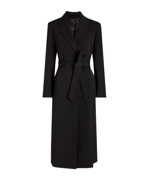 NILI LOTAN Bobby Twill Coat - Black