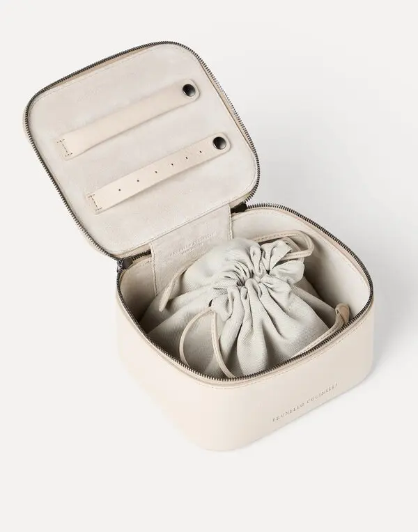 Brunello Cucinelli Grained Leather Jewelry Box