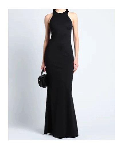 Max Mara Sleeveless Jersey Trapeze Maxi Dress