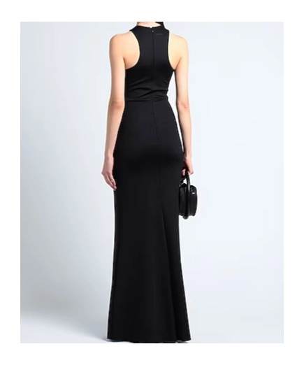 Max Mara Sleeveless Jersey Trapeze Maxi Dress