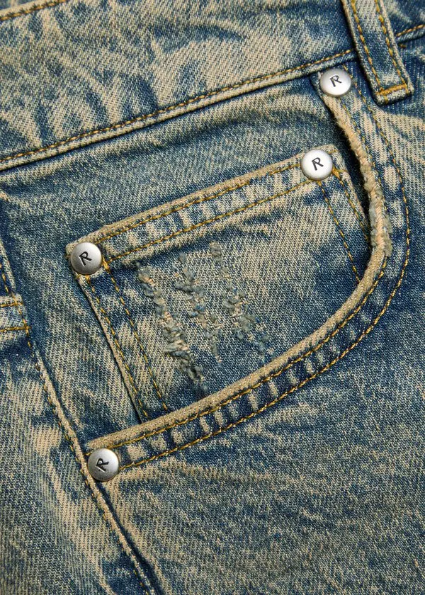 REPRESENT Straight-leg Washed Finish Jeans