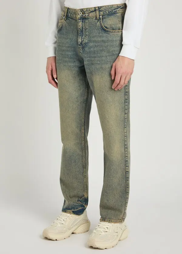 REPRESENT Straight-leg Washed Finish Jeans
