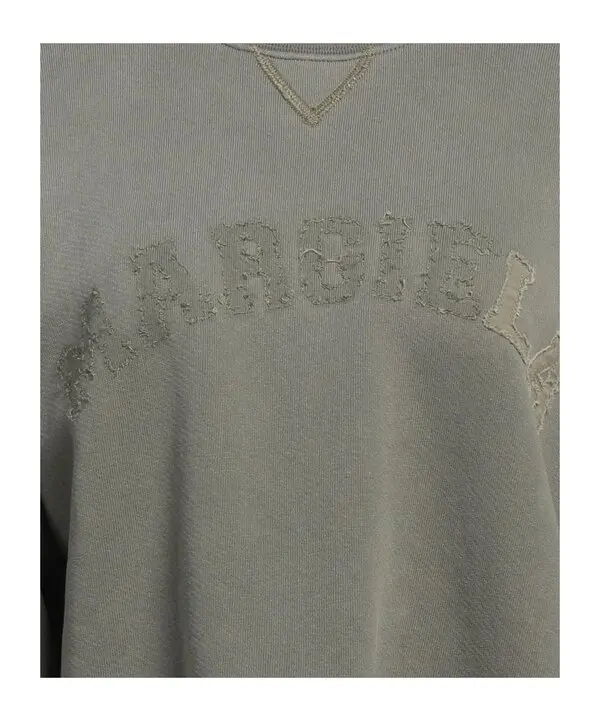 MAISON MARGIELA Solid Color Crew Neck Sweatshirt