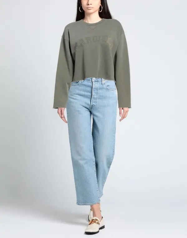 MAISON MARGIELA Solid Color Crew Neck Sweatshirt