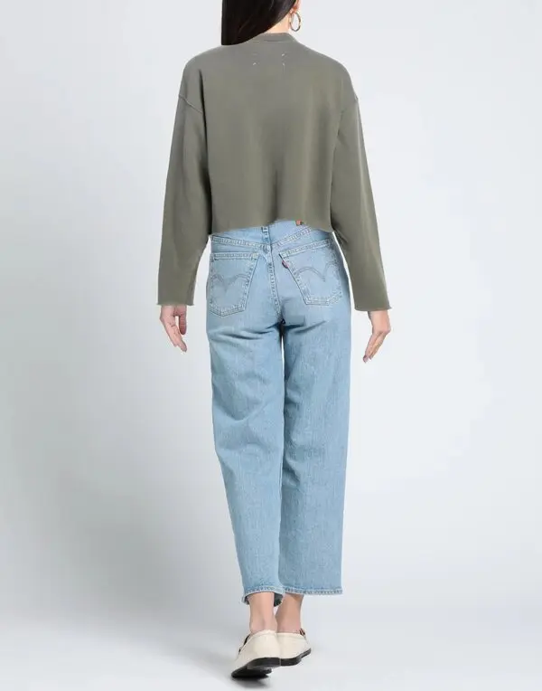 MAISON MARGIELA Solid Color Crew Neck Sweatshirt
