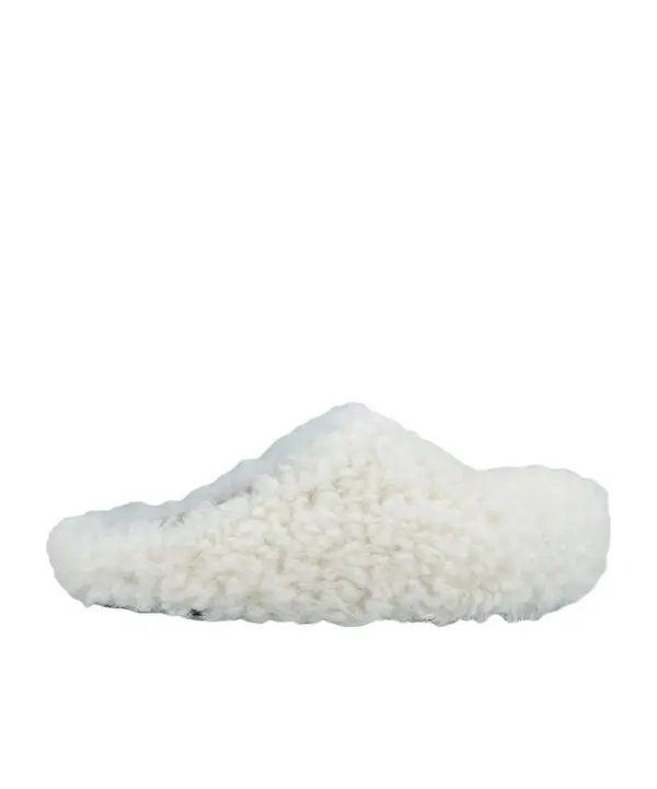 Marni Solid Color Round-toe Leather Shoes