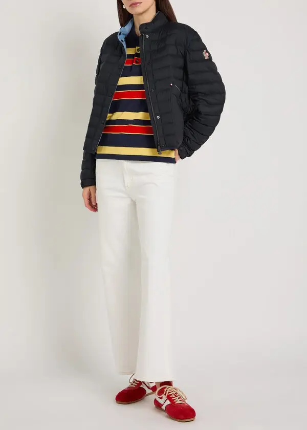 Moncler Padded Shell Bomber Jacket - Black