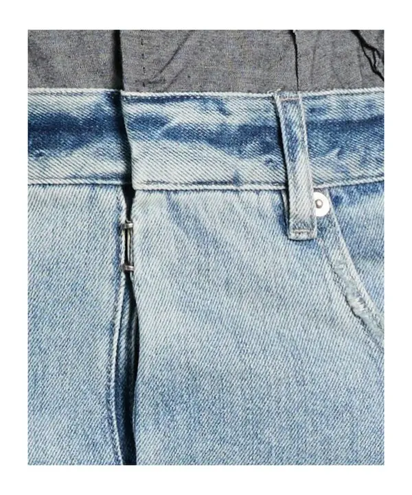 MAISON MARGIELA Light Wash Denim Umbrella Skirt