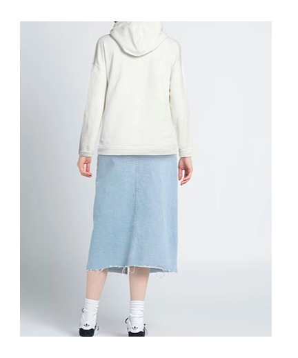 GANNI Hooded Sweatshirt With Embroidered Logo