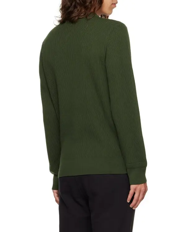 Stone Island Logo-patch Ribbed Jumper
