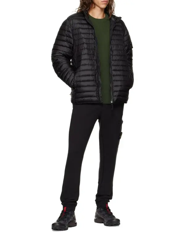 Stone Island Logo-patch Ribbed Jumper