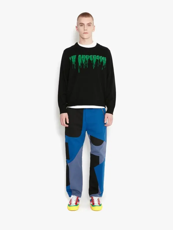 J.W.ANDERSON Intarsia-knit Logo Jumper